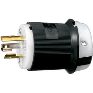 20A 120V / 208V AC - 3 Phase Y 4P 4W NEMA L18-20 Black / White TWIST ...