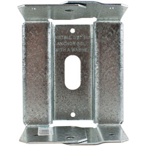 4" x 4" Post Size Simpson Strong-Tie® ABA44Z 16 Ga. Z-Max® Adj Post ...