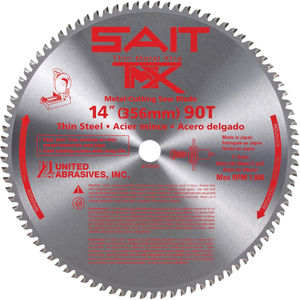 14" x 1" 90-Tooth MTCG TMX Metal Saw Blade | Fastenal