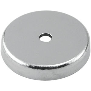 1.425" Diameter x .265" Thick Neodymium 48lb Pull Round Base Magnet ...