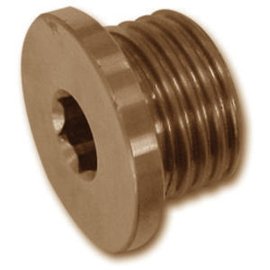 M18x1.5 Brass Socket Head Pipe Plug | Fastenal