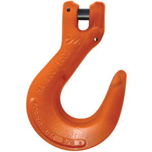 Dual Rated Grade 80 & 100 3/8" 8800lb-WLL Chain Clevlok Sling Hook w/o ...