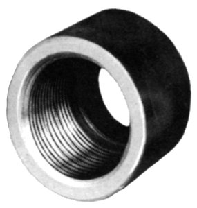 2-1/2" NPT Class 3000 Forged Steel Pipe Threaded Half Coupling | Fastenal