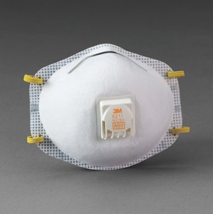 One Size White N95 3M™ 8211 Disposable Particulate Respirator w/ Valve ...