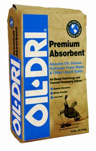 50lb Bag Premium Granular Clay Oil-Dri® Floor Absorbent - East Coast ...