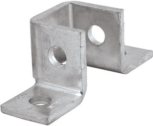 P2345 EG 5-Hole Electrogalvanized Zinc Steel Wing-Shaped Fitting | Fastenal