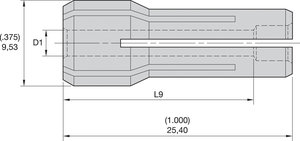 300DA0250 1/4 DA300 Series Double Angle Collet | Fastenal