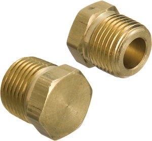 3/8" NPT Brass Hex Plug | Fastenal
