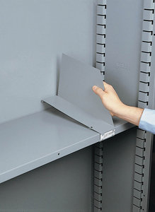 BB6642 12" x 2" Blue Divider For Sliding Shelf Shelving | Fastenal